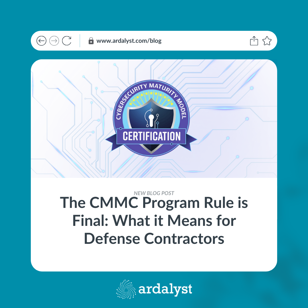 The CMMC Program Rule is Final: What It Means for Defense Contractors ...